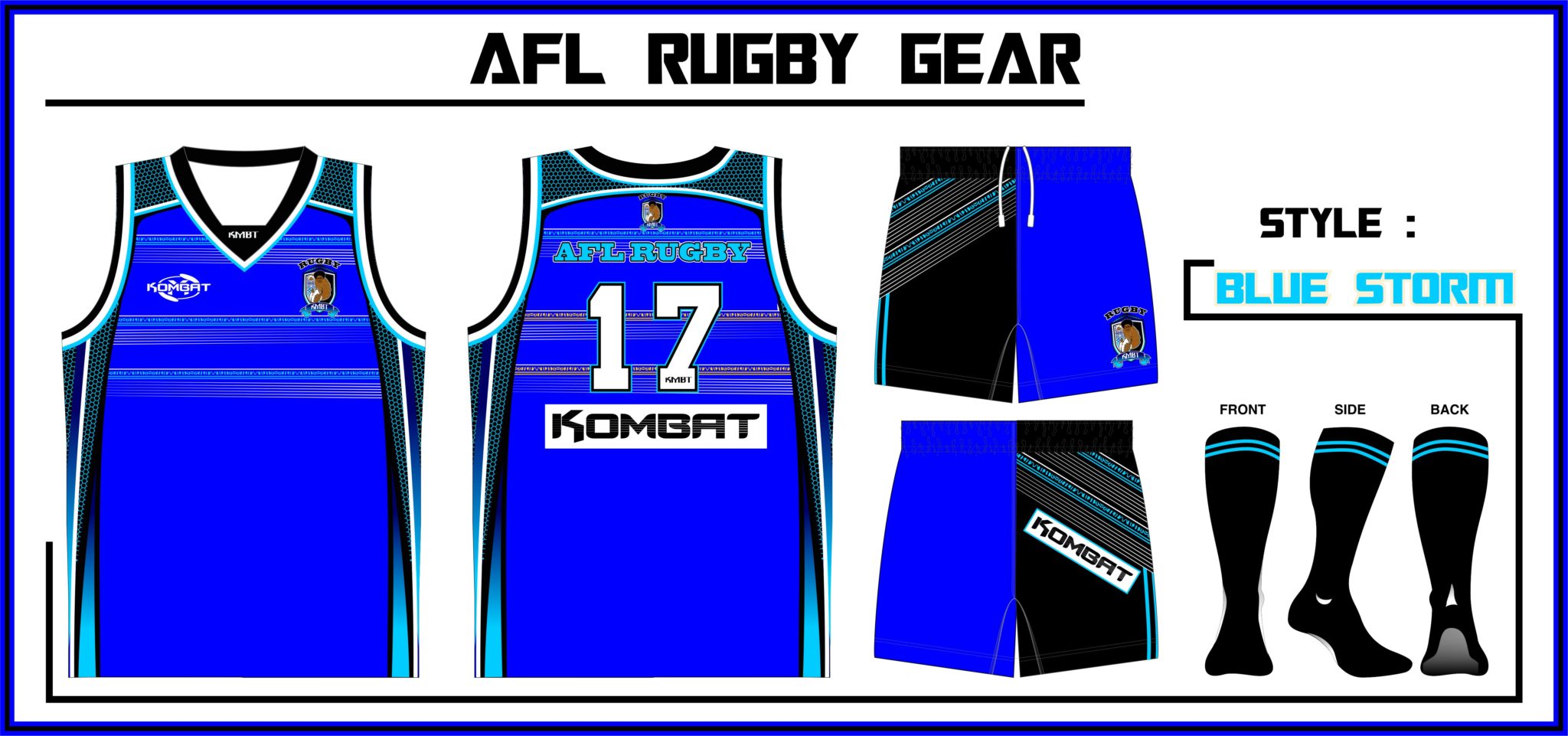 AFL Rugby Gear | Kombat Sportswear