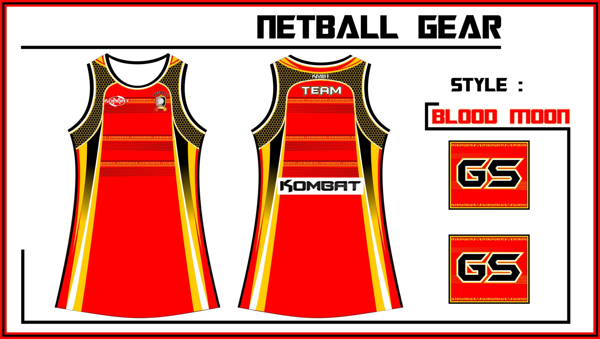 Netball Gear | Kombat Sportswear